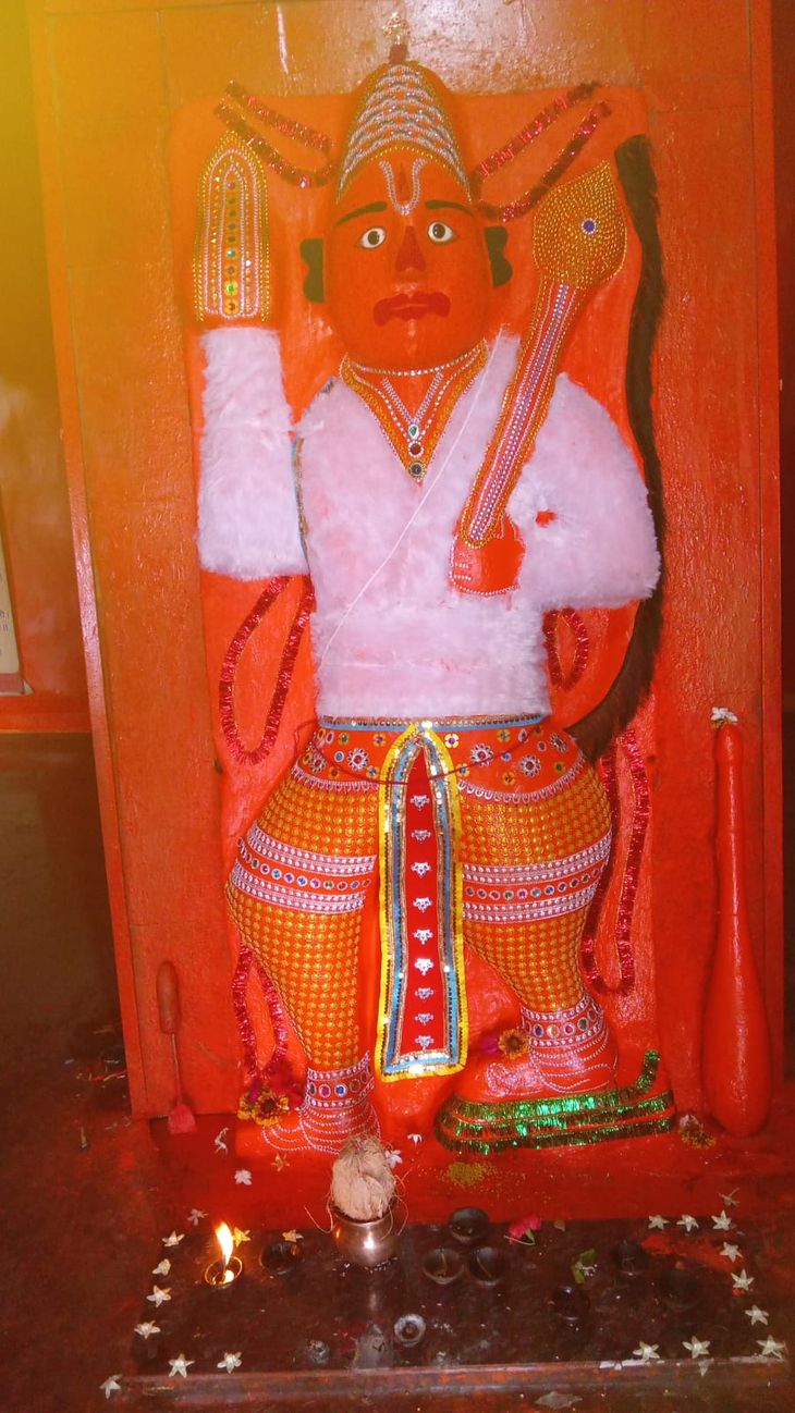 Khedapati Hanuman was adorned with a chola | खेड़ापति हनुमान का चोला ...