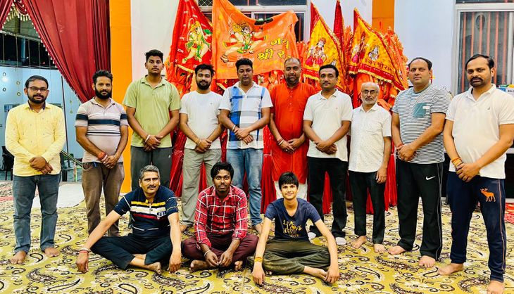 Flag procession of Shri Balaji Khatu Shyam temple today | श्री बालाजी ...