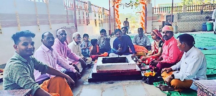A huge fair was organised at the Kshetrapal temple, devotees thronged ...