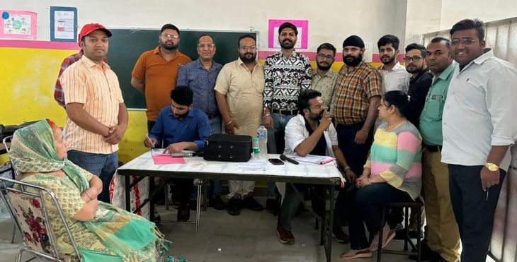 Sarathi Sanstha organized a camp on the occasion of Mahavir Jayanti ...