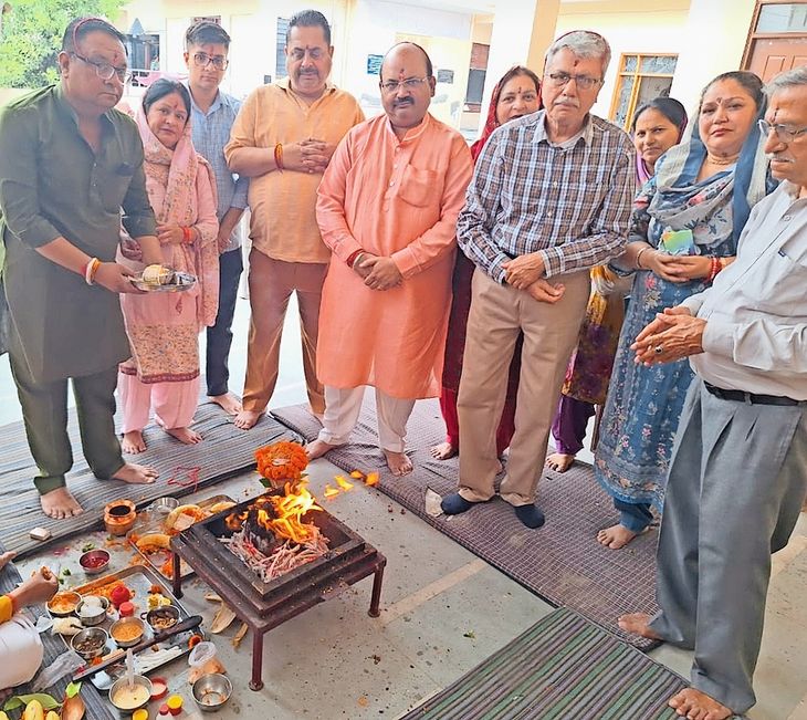 Foundation day celebrated in temple Shri Siddha Baba Keshav Nath ...