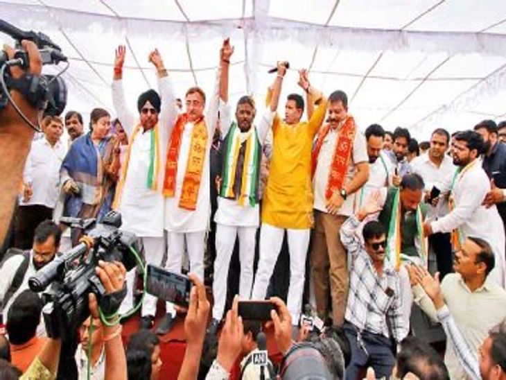The biggest Congress rally in the city