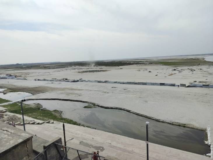 The flow of Saryu river is shrinking, many villages are ...