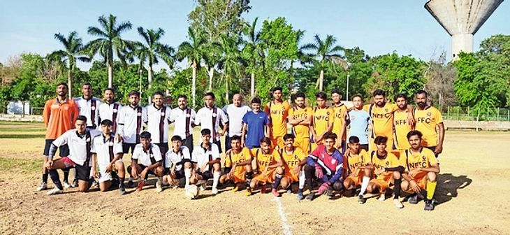 Kota FRFC Regiment team became winner in football friendly match | कोटा ...