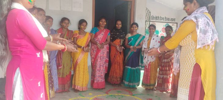 The sisters of Sakhi Mandal conducted an awareness campaign | सखी मंडल ...