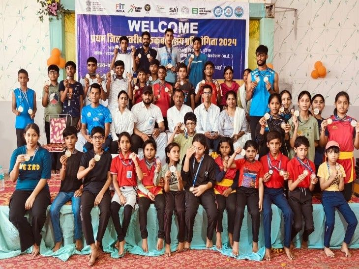 50 children won medals in kid boxing