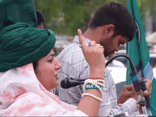 INLD Hisar Lok Sabha Candidate Sunaina Chautala nomination Update
