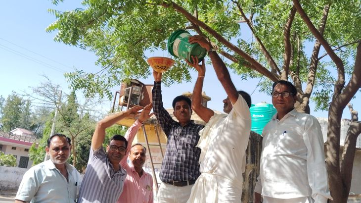 In Dausa city, Shri Ram Animal Bird Service Institute has installed ...