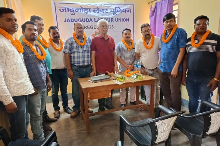 Pradeep Balmuchu became the president of Jadugoda Labor Union and ...