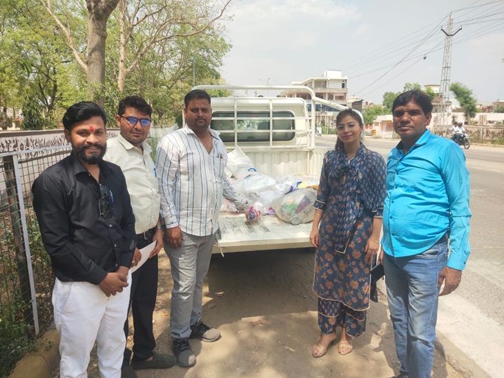 55 kg single use plastic seized and challan issued