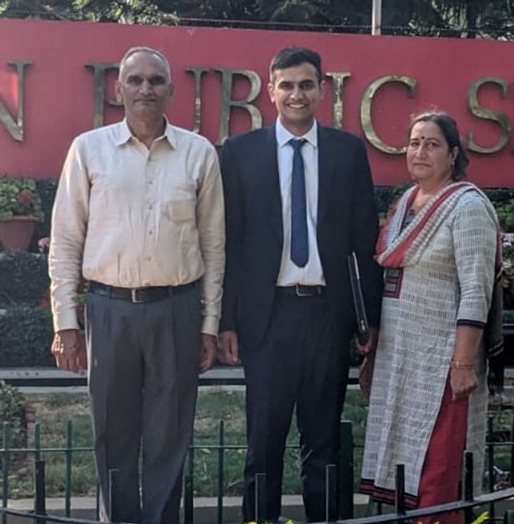 Gaurav Saharan of Farmana selected in Indian Forest Service