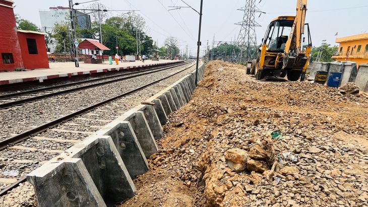 The third line project stopped the development of Dumraon railway ...