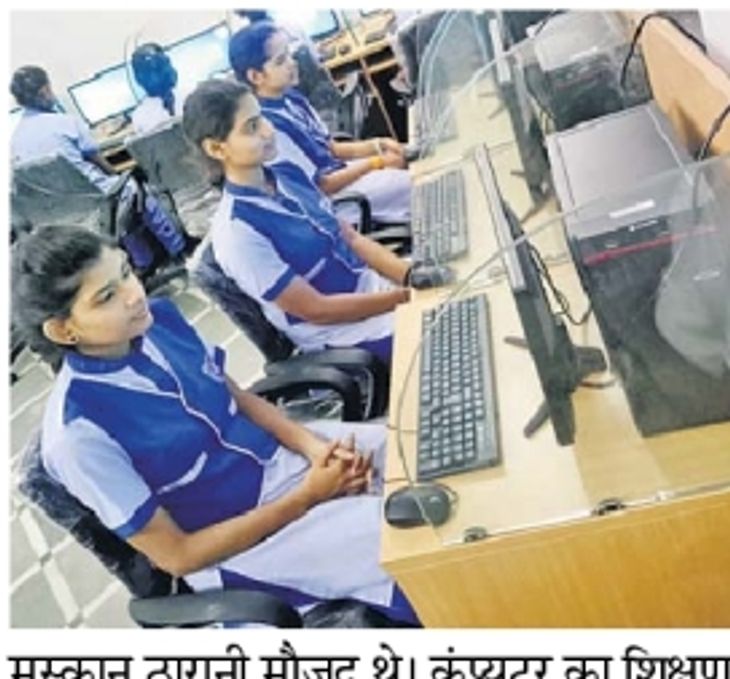15 computer labs were given to girl students of 11th and 12th for free ...