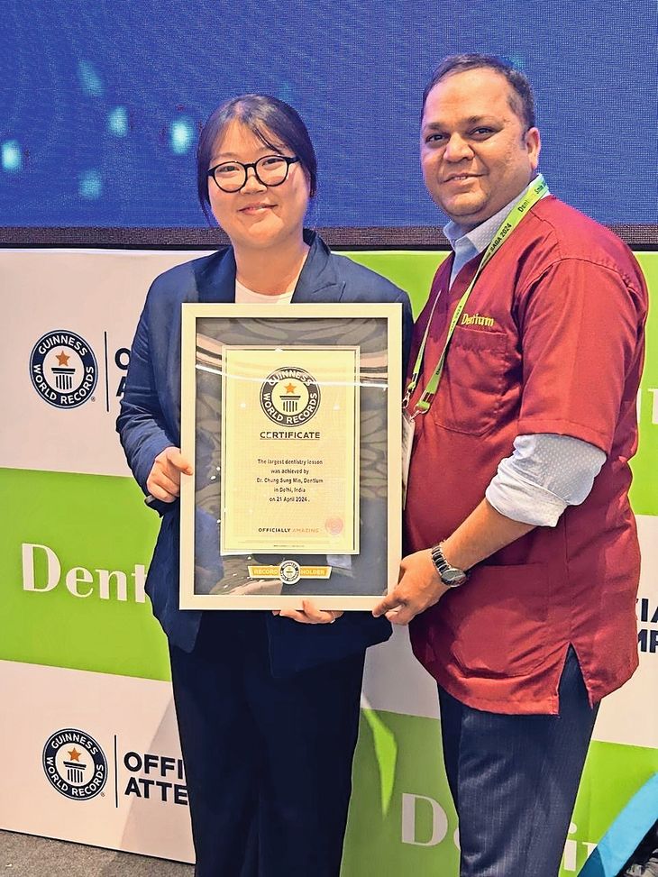 The name of Dr. Vivek Lath of Dhamtari was registered in the Guinness ...