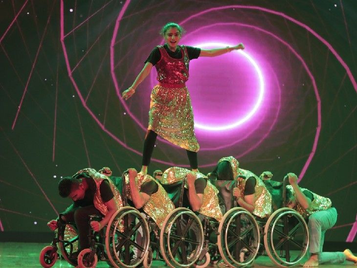 Disabled artists showed their vivaciousness on wheels in kota ...