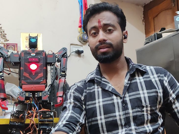 Engineering student made robot with Jugaad | इंजीनियरिंग छात्र ने बनाया ...