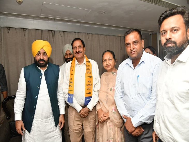 AAP got strength in Balachaur। Balachor Brigadier Raj Kumar Join Aam ...