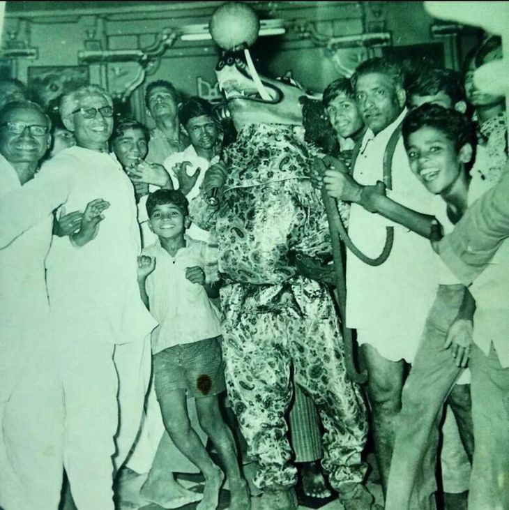 The tradition of becoming Varaha avatar is from the priest family of ...