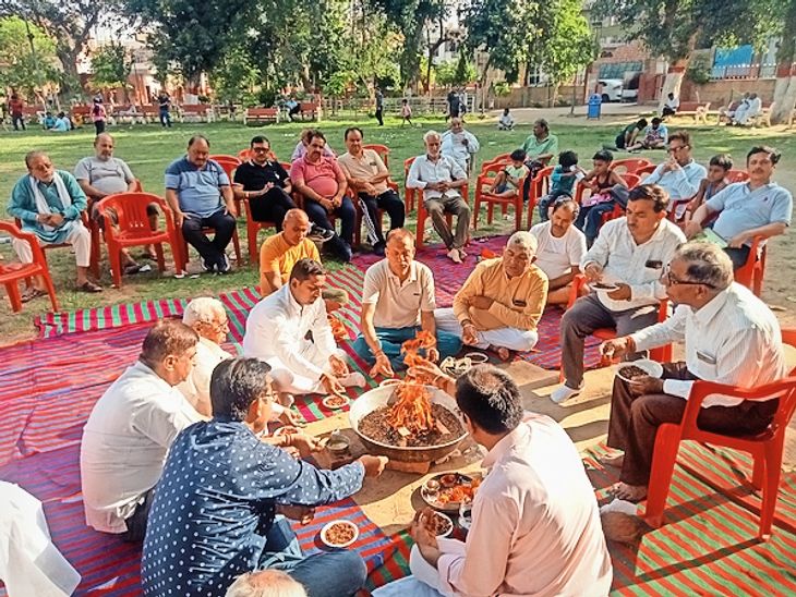 Havan Yagna was performed on Narasimha Avatar Day | नृसिंह अवतार दिवस ...