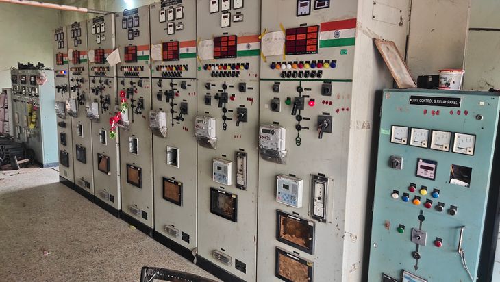 Breaker in power substation is faulty, panel board machine is useless ...