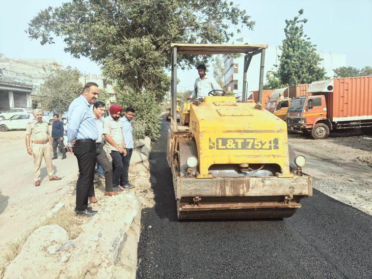 Focal Point main road construction is 50% complete | फोकल पॉइंट मुख्य ...