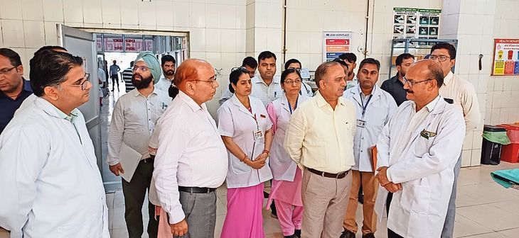 The team will check the arrangements of the wards including ICU, trauma ...