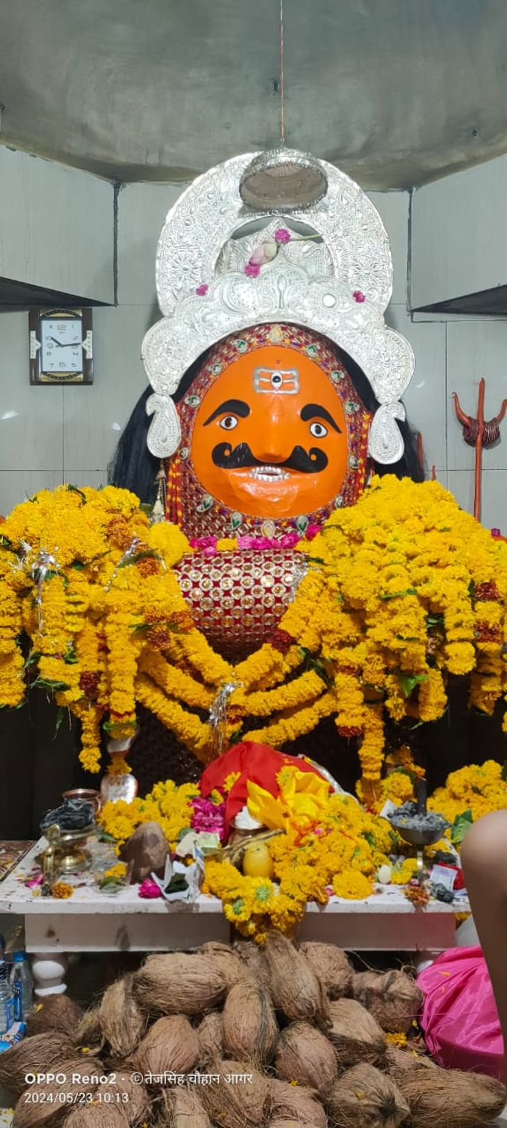 Attractive decoration done in Kevada Swamy temple | केवड़ा स्वामी मंदिर ...