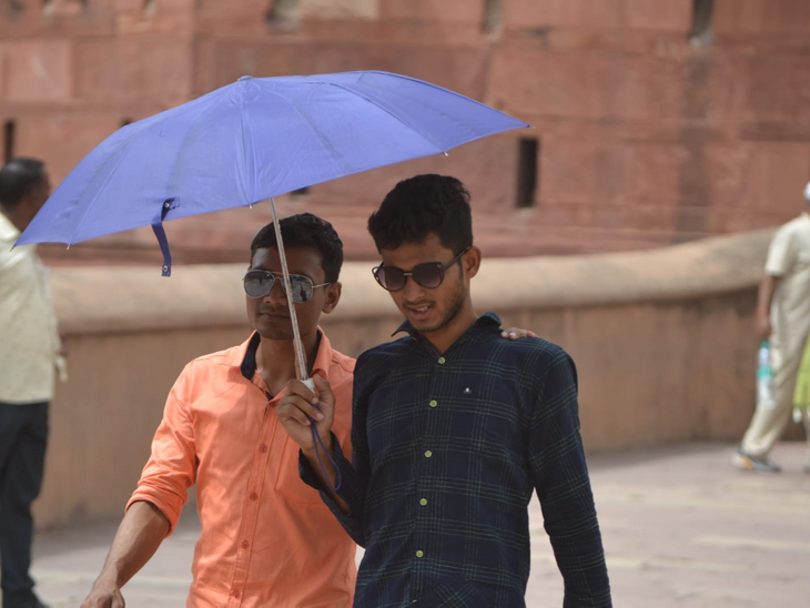 Temperature will reach 42 degrees in Agra today | आगरा में आज तापमान ...