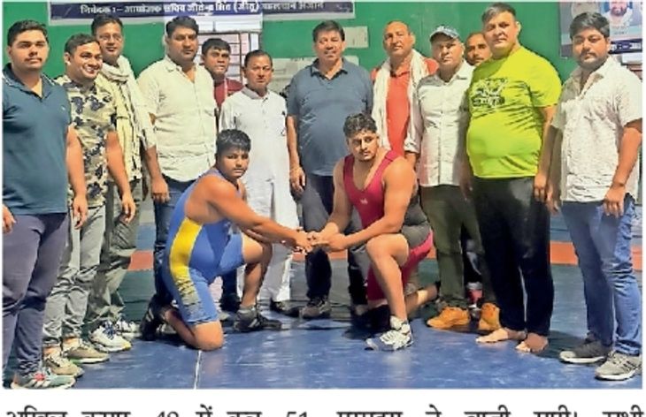 The winning wrestlers of the district will now show their strength in the state level ...