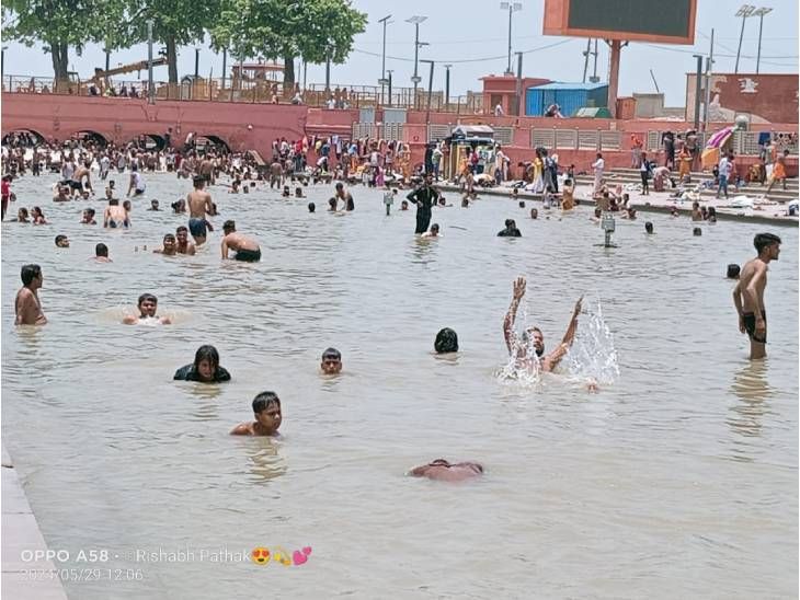 Ayodhya's temperature reached 43 degrees, Ram devotees are getting ...