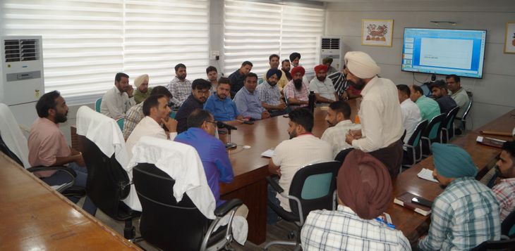 Training of counting staff was conducted in view of the counting of ...