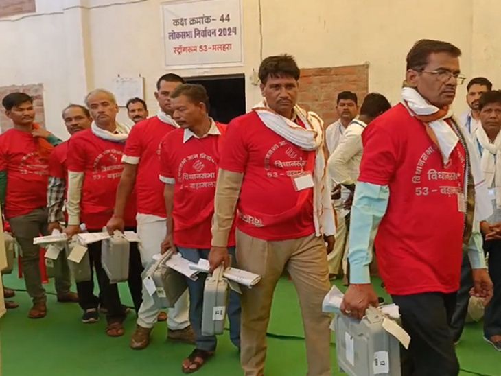 Counting of votes for Chhatarpur and Chandla assembly constituencies ...