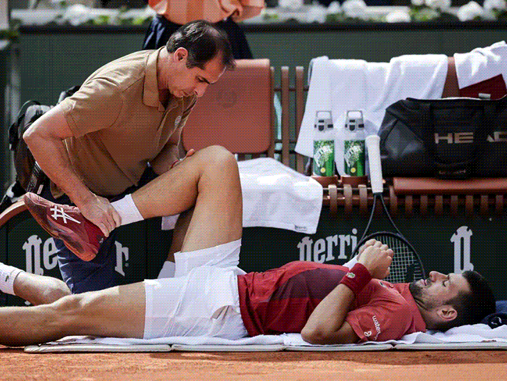 Novak Djokovic Knee Injury Update; French Open 2024 | Wimbledon | जोकोविच ने फ्रेंच ओपन से नाम ...