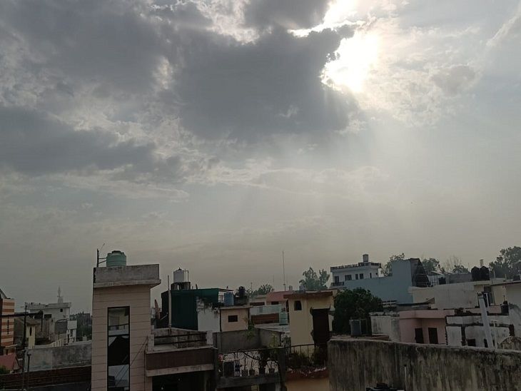 There was no relief from the weather in Saharanpur even due to storm ...