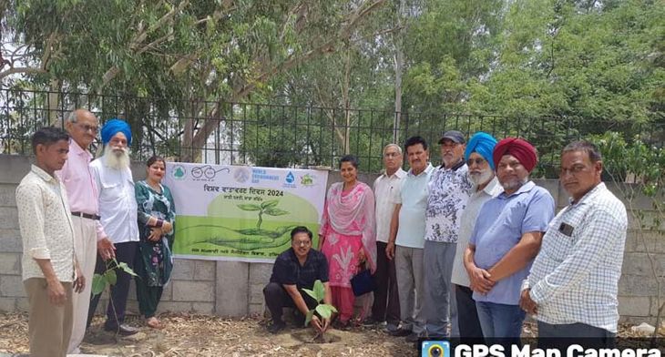 Water supply department celebrated environment day by planting trees ...