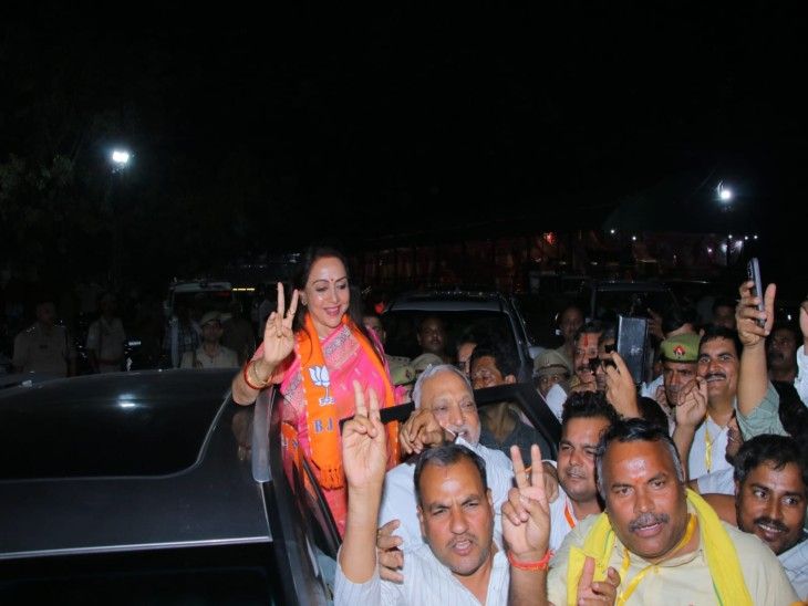 Mathur Hema malini cabinet | brijwashi apset NDA government | मथुरा को ...