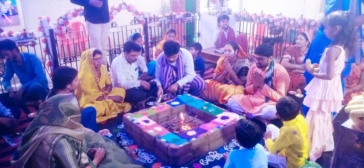 Shani Jayanti Yagna-Havan and Prasad distribution took place in Shani ...