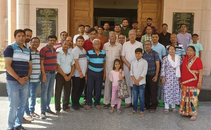 Lohargal Dham was visited under the 7-day program of Maheshwari ...