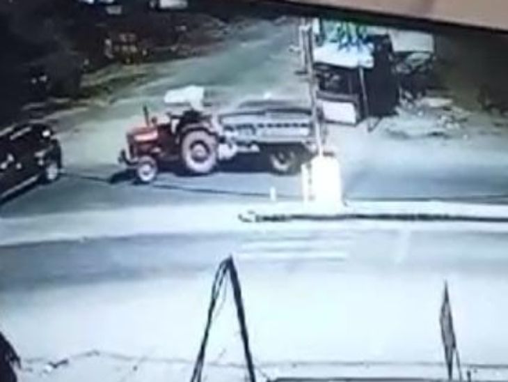\Rajasthan kota Tractor trolley parked on the road stolen, Vishwakarma ...
