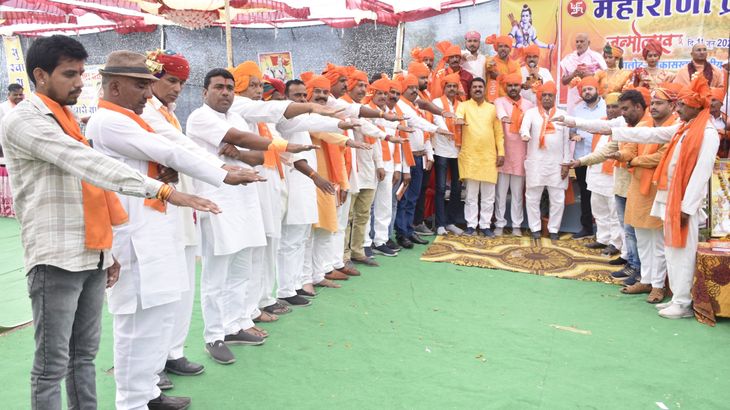 Shaurya Yatra taken out on the occasion of Maharana Pratap's birth ...