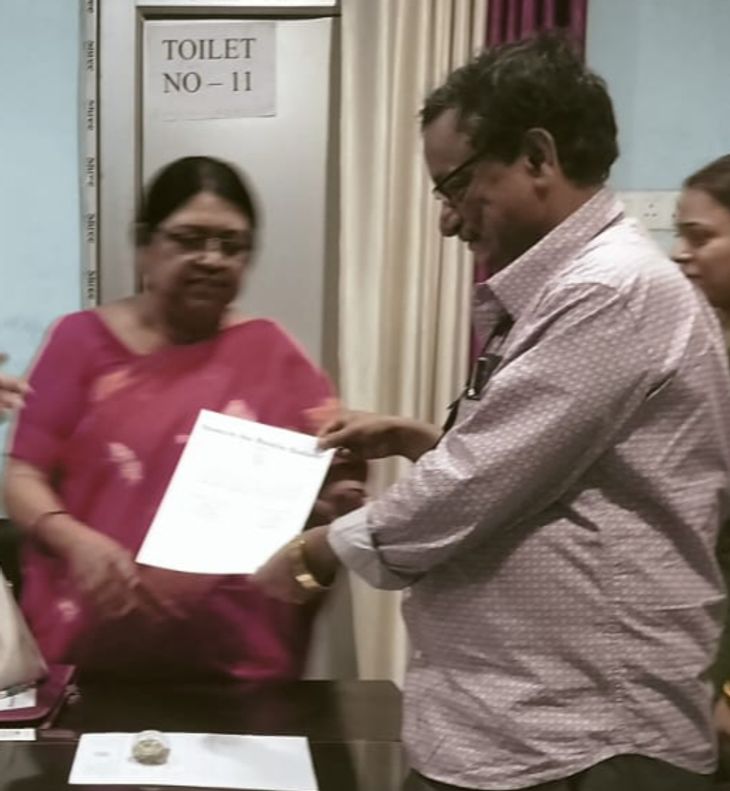 Prof. Usha Sinha took over the charge of Principal | प्रो. उषा सिन्हा ने प्राचार्य का प्रभार ...