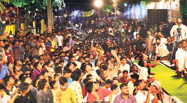 An evening of Bhajans in the name of Veer Balaji, flag hoisted at the ...