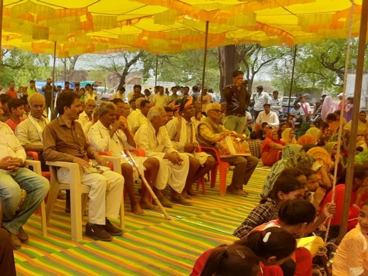 The MLA performed the Bhoomi Pujan for the construction of the community dome and inspected the ...