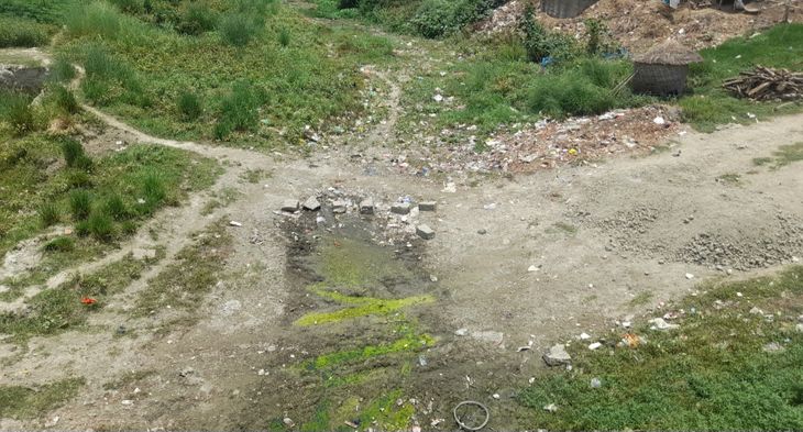 A garbage dumping center was built, people are spreading filth in ...