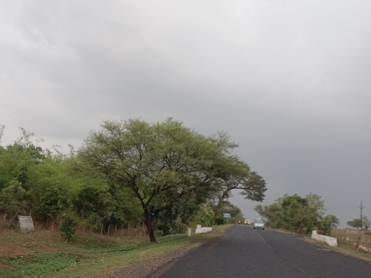 The rain brought coolness to the atmosphere, the temperature dropped to ...