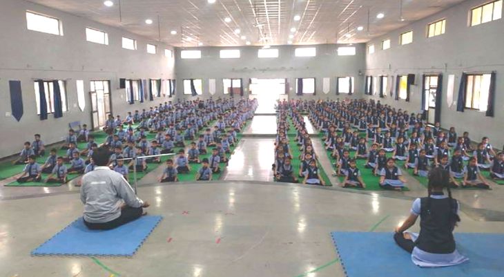 The 10th International Yoga Day was celebrated with great enthusiasm in ...