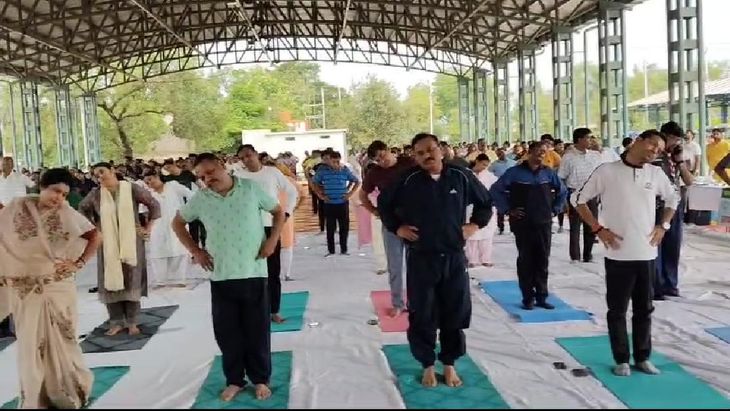 Minister Krishna Gaur said in Mandi- India is the birthplace of Yoga ...