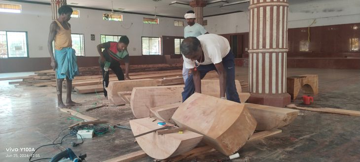 Jagannath, Subhadra, Balabhadra will ride on a 32 feet high chariot ...