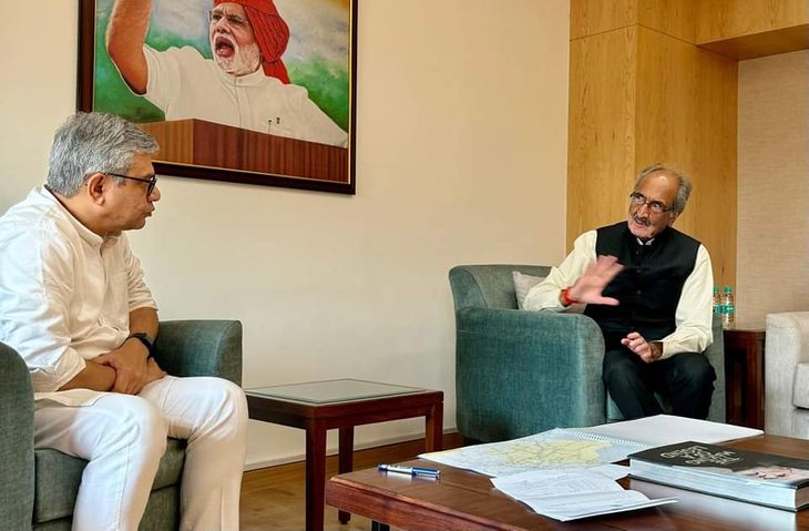 MP Rao Rajendra Singh met the Union Railway Minister and raised the ...