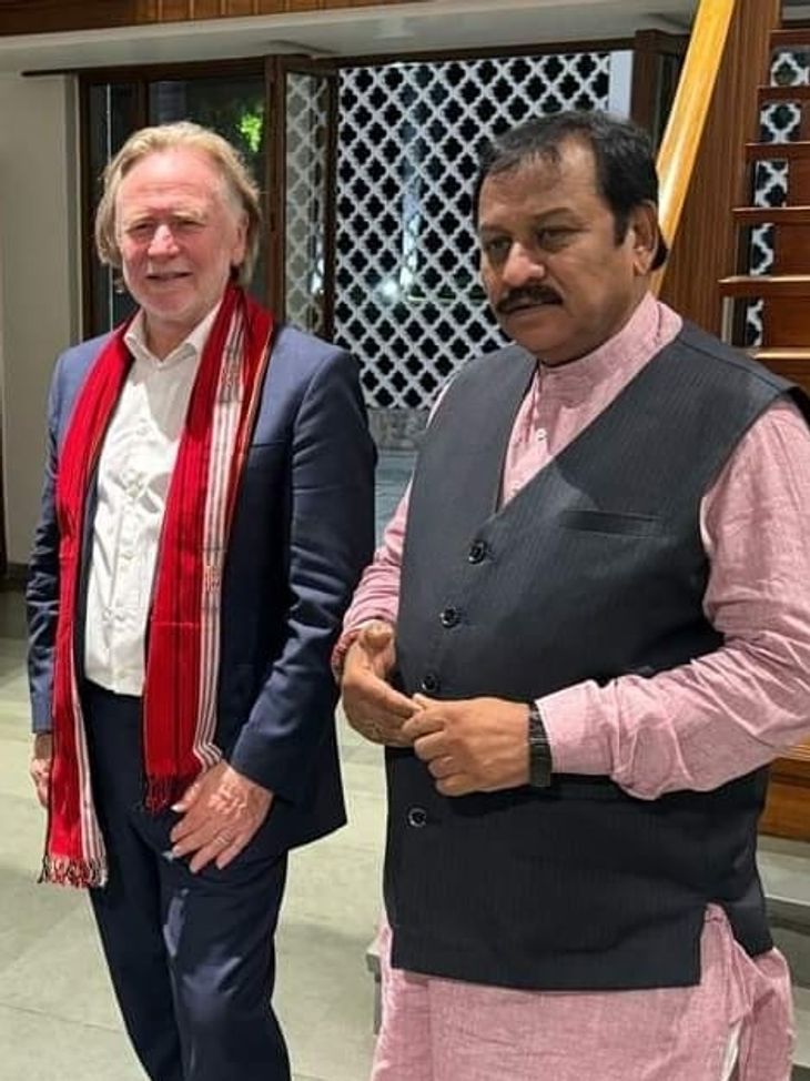 MP Vijay Baghel met the Australian High Commissioner | आस्ट्रेलियाई ...